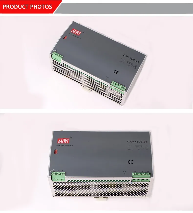 Drp-480-24 High Quality Metal Case 480w 24v Led Power Supply,24v Dc ...
