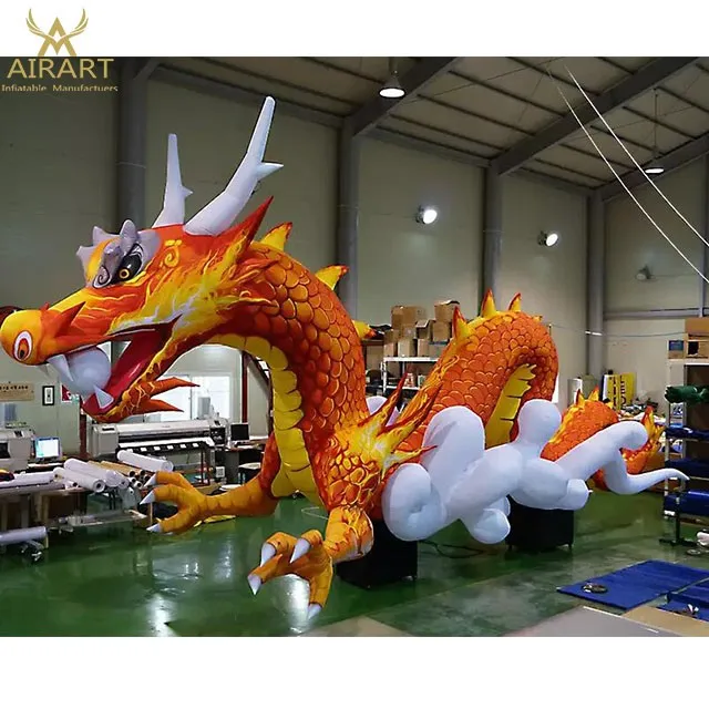 Giant Inflatable Zenith Dragon Blue Dragon Model For Party Decoration ...