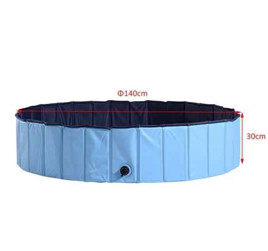 Large Outdoor Foldable Inflatable Pet Dog Paddling Pool Swimming ...