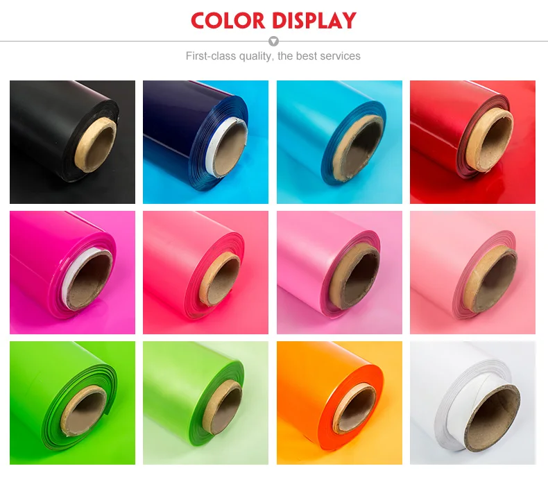 PVC Color Film - Durable, Transparent, and Customizable