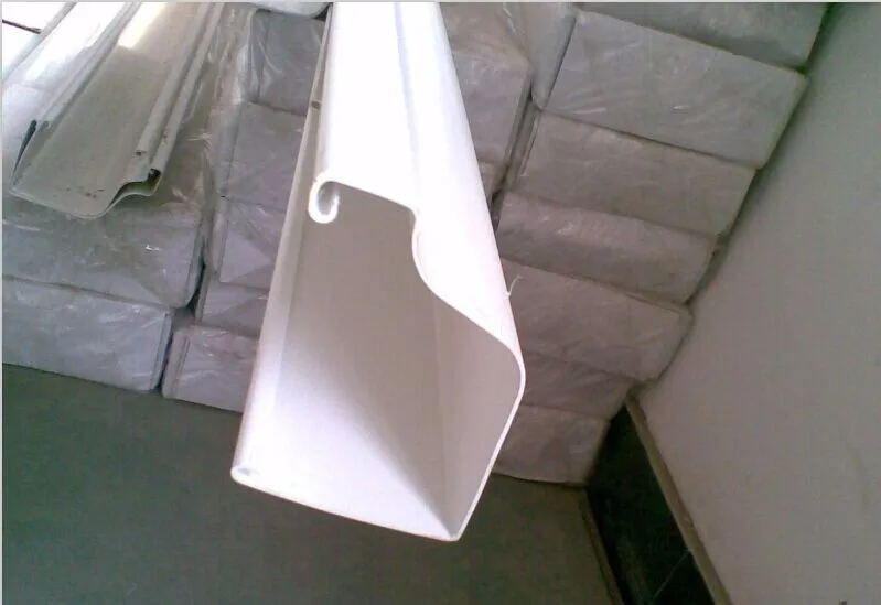 High Quality Rigid Plastic PVC Rain Gutter for Villa Roofing