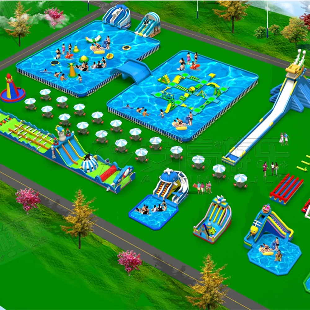 Splash N Dash Water Park - Customized Inflatable Designs