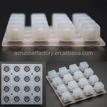 Conductive Carbon Pill Dustproof Waterproof Button Silicone Keypad ...