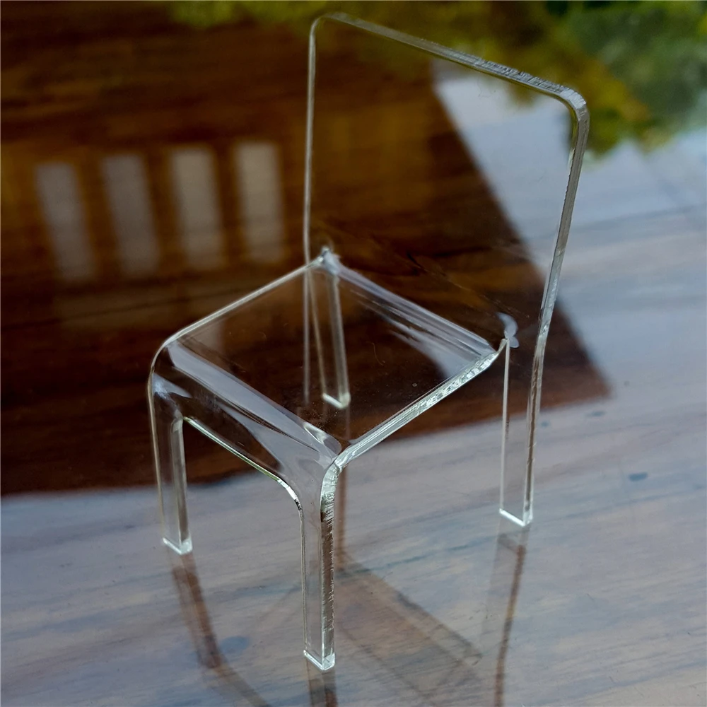 Custom Modern Miniature Clear Acrylic Designer Chair Scale for ...