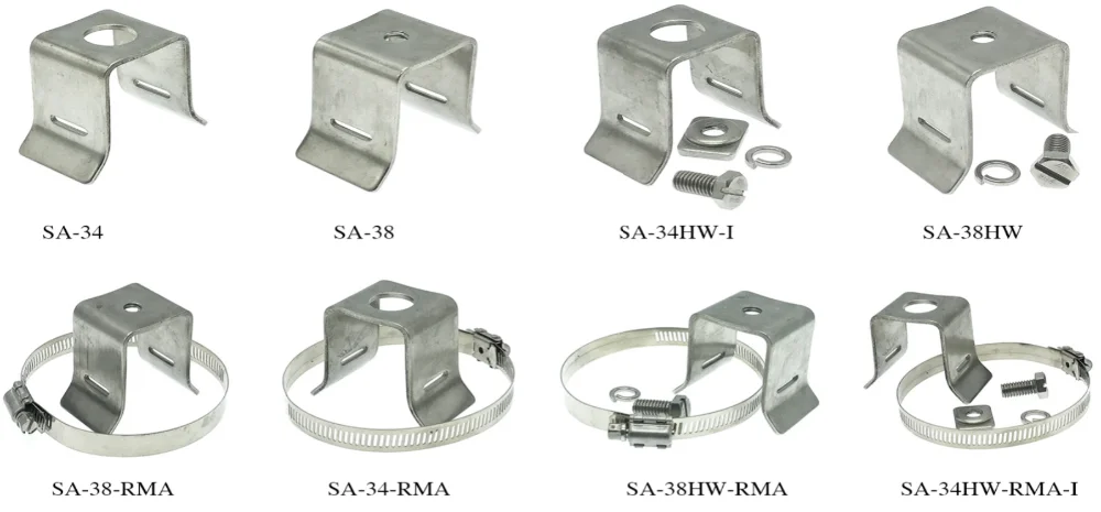 304 Stainless Steel 3/8" Threaded Stand-off Adapter For Telecom - Oem