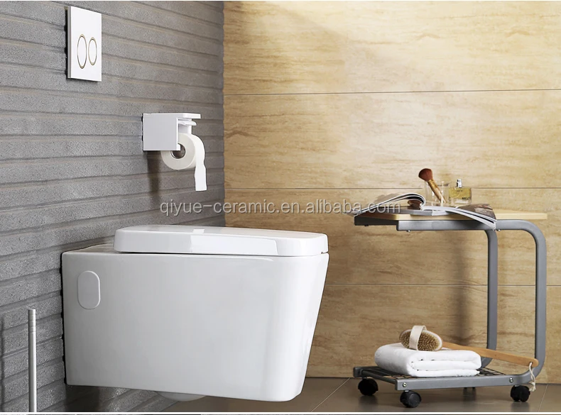 Productos sanitarios de cerámica modernos montados en la pared, WC ...