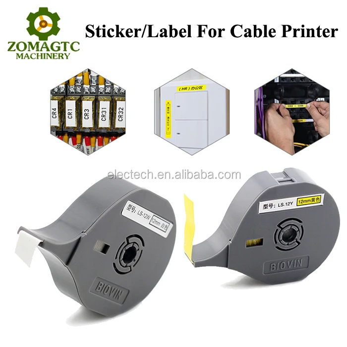 Thermal Printing Method PVC Cable Wire Label Printer Cable Marking ...