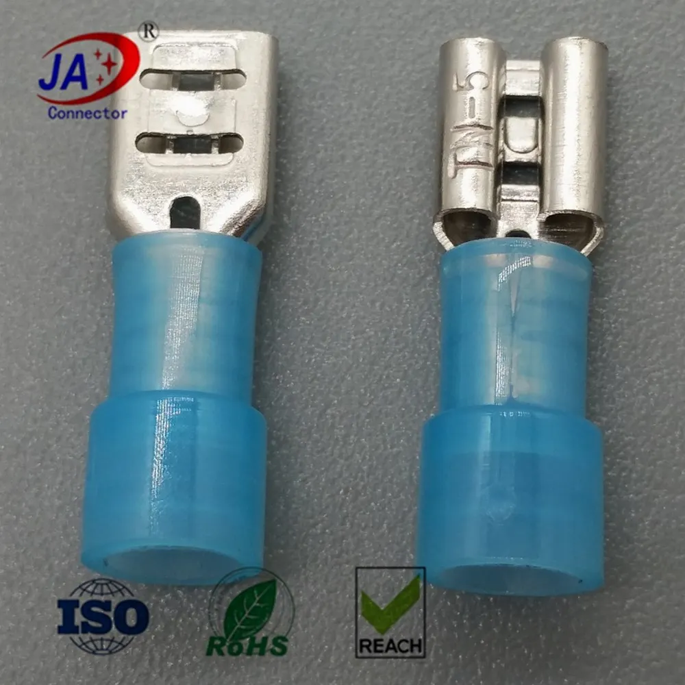 Flag Shape Female Insulated Automotive Wire Ket Terminals Block Wiring ...