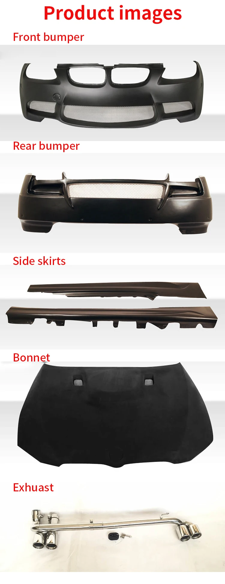 Madly Body Kit For Bmw 3 Series E92 Body Kit M3 Style - Buy E92 Body ...