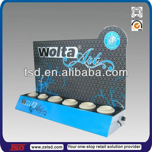 Floor Metal Display Shelf For Led Light,Bulb Tester,Light Bulb Display ...