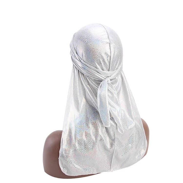 Wholesale Luxury Glitter Long Durag Polyester Durags - Buy Luxury Durag ...