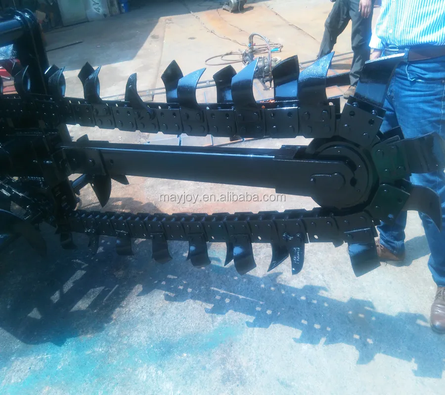 Hot Sale 10cm Width,80cm Depth Chain Trencher,Trenching Digging Machine ...