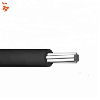 Single Core All Aluminum Stranded Conductor Pe/xlpe Insulated Abc Cable ...