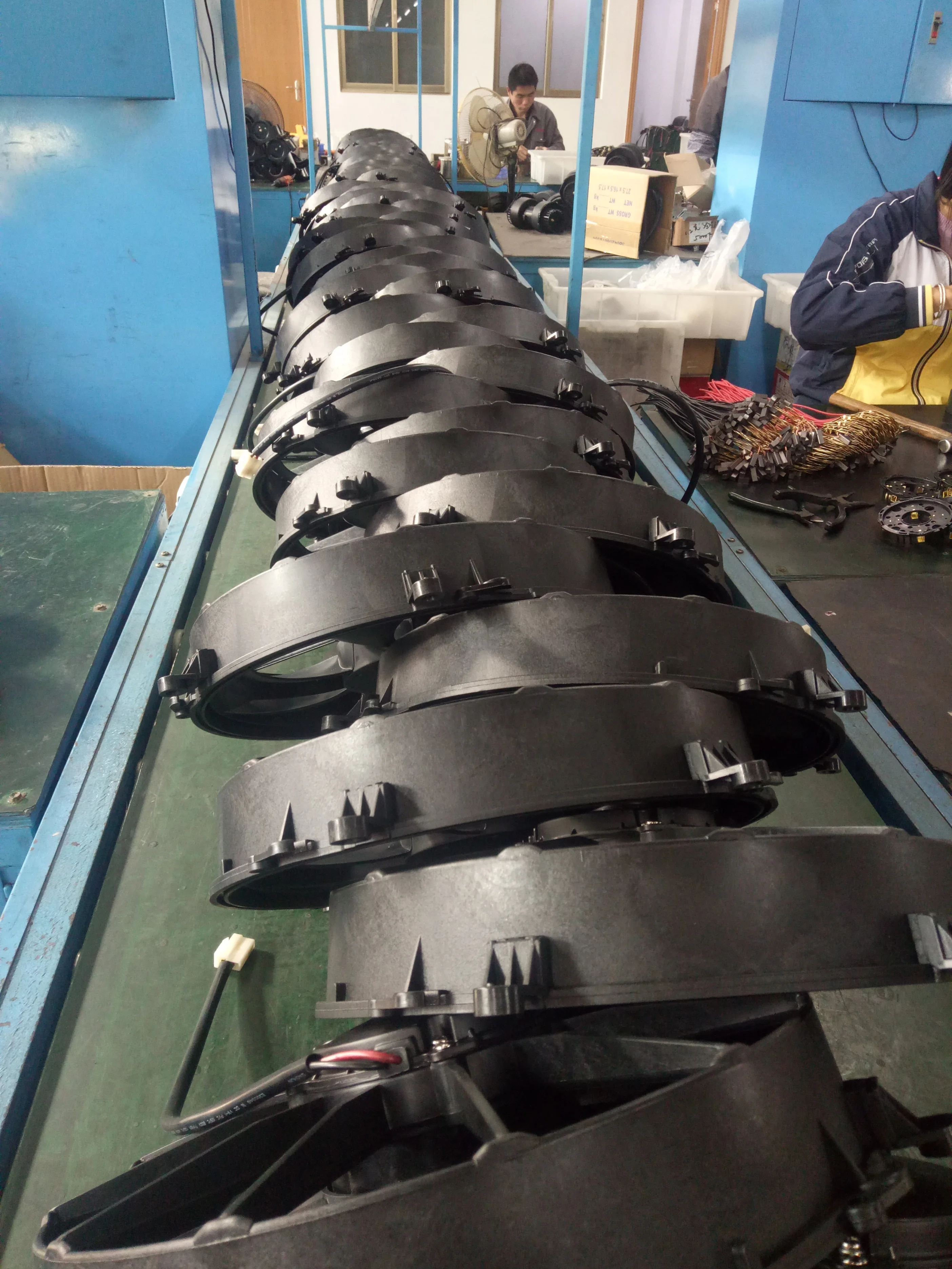 Bus Fan Air Conditioning Systems Condenser Fan Dc Motor Spal Fan 12v ...