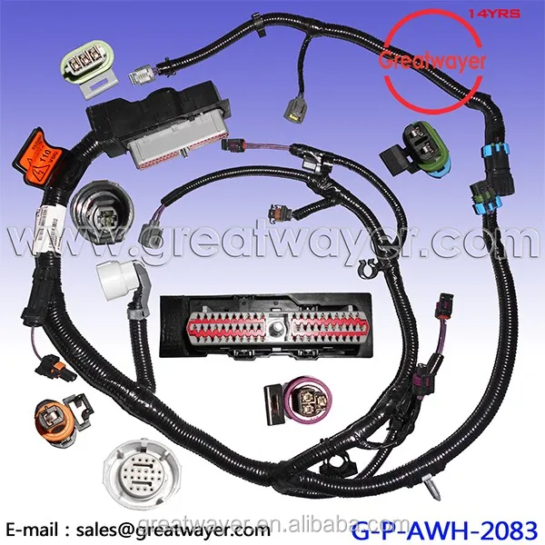 80 Pin Connector Engine Wire Harness OE 1889275C93