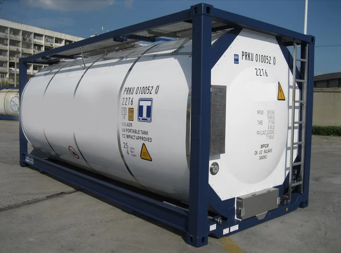 20ft And 40ft Carbon Steel Diesel Fuel Oil Iso Tank Container - Buy ...