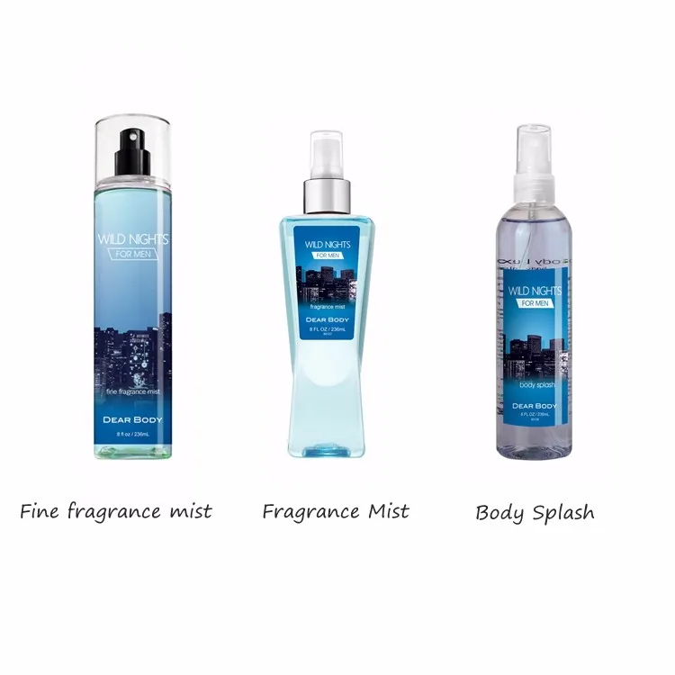 Dear Body High Quality Wild Nights For Men Body Splash/ Fragrance Mist ...