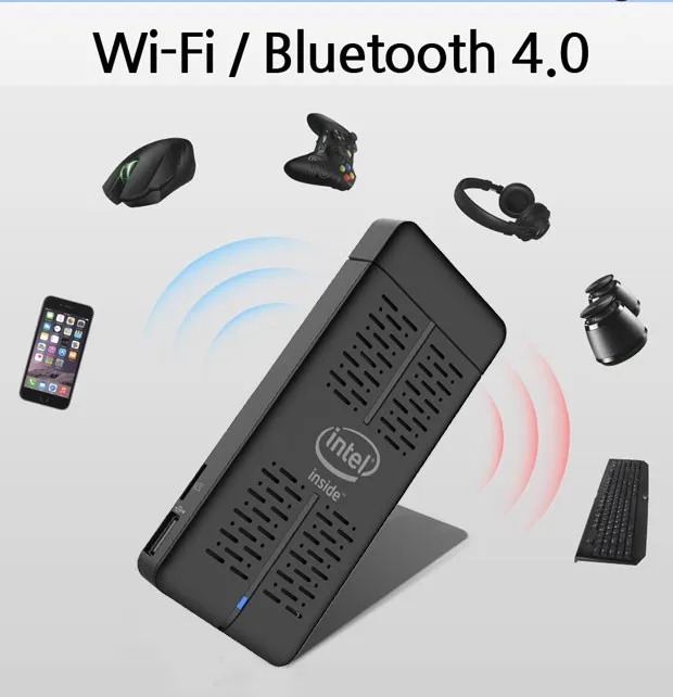 Mini Windows 4k Tv Box With Win10 Intel N3350 2gb/32gb Fan Bt 4.0 - Buy ...