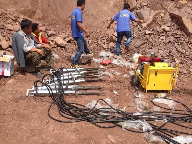 Good price portable rock splitter 800T hydraulic stone splitting ...