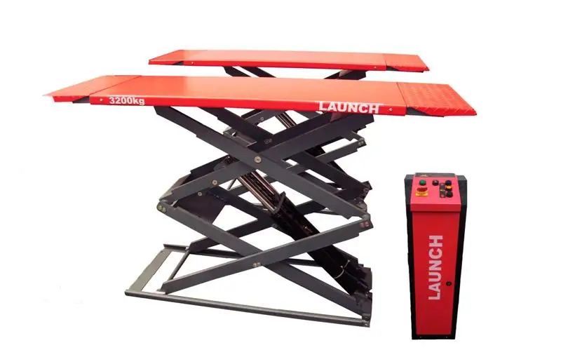 Launch 100% Tlt632af Auto Schaarlift Hydraulische Gebruikt Auto ...