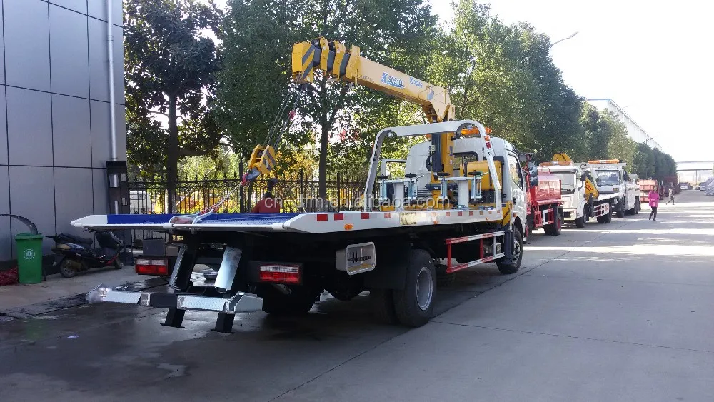 Good performance Dongfeng Wrecker Tow truck 6 ton Emergency Towing ...