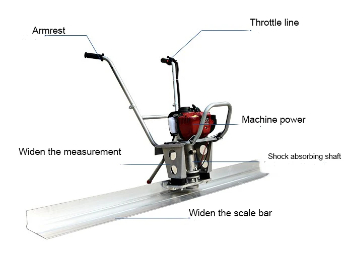 Concrete Vibratory Screed Concrete Vibrating Screeding Machine - Buy ...
