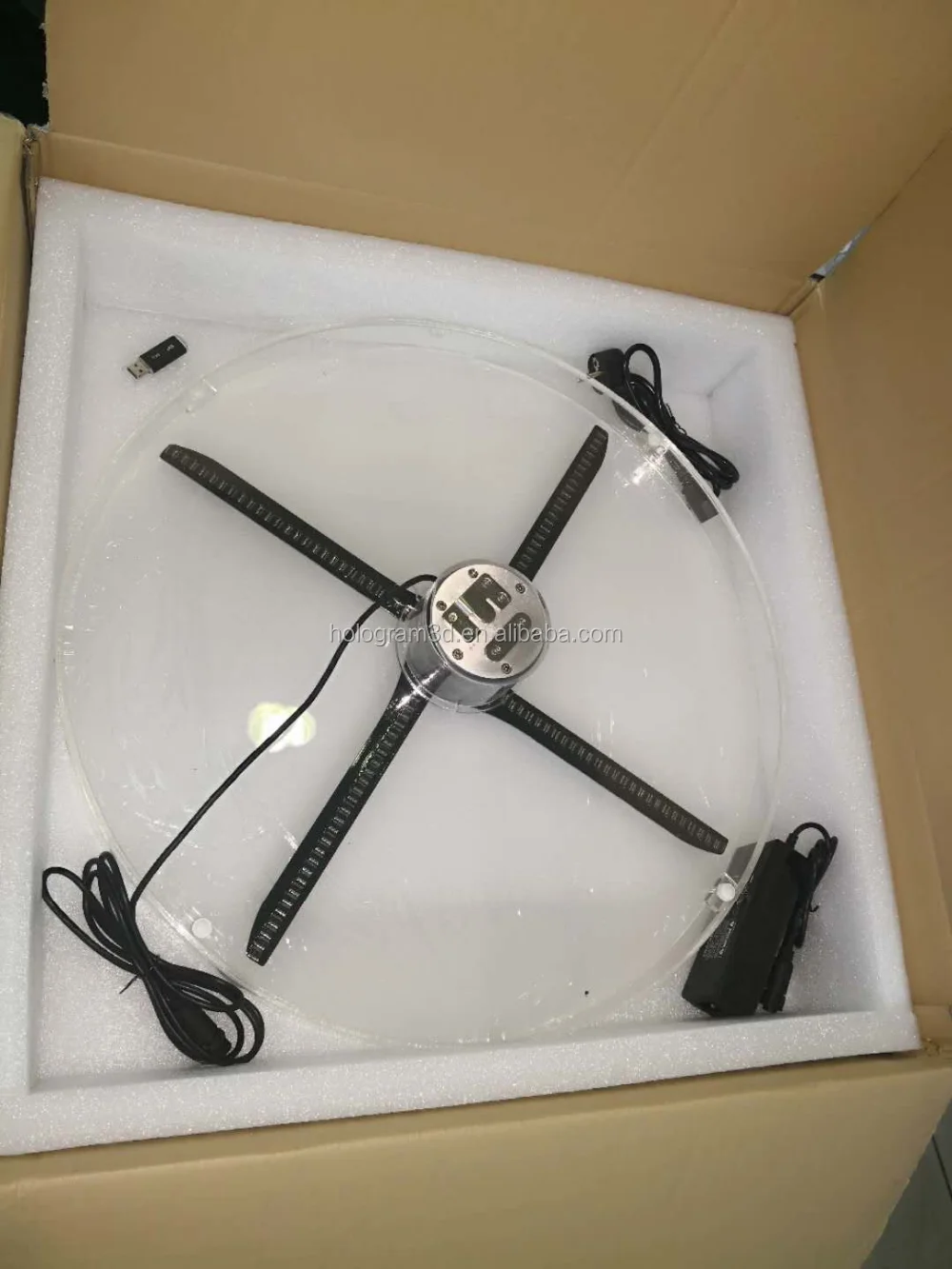 Synchronous Fan Wall Display Device 3d Holographic Project 3d Hologram ...