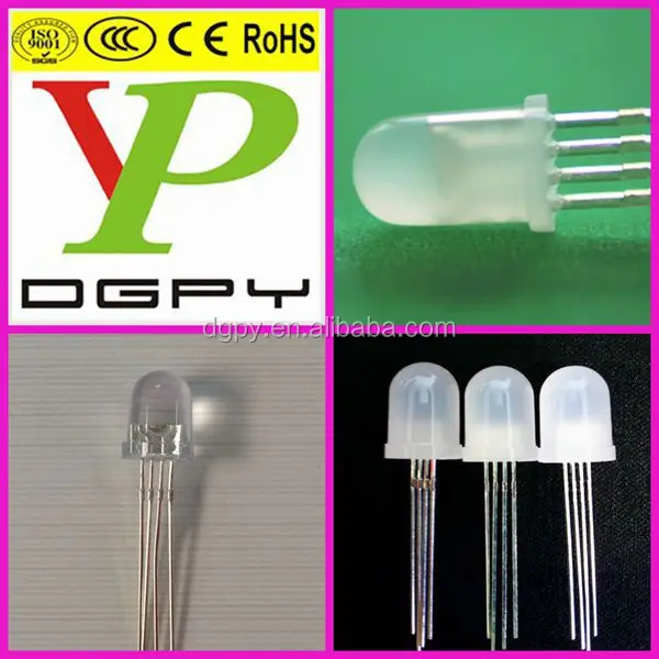 3mm 4-pin rgb led diode| Alibaba.com
