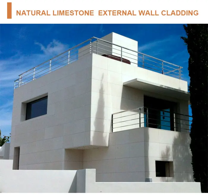 High Quality Natural Beige Limestone Exterior Wall Cladding Tiles - Buy ...