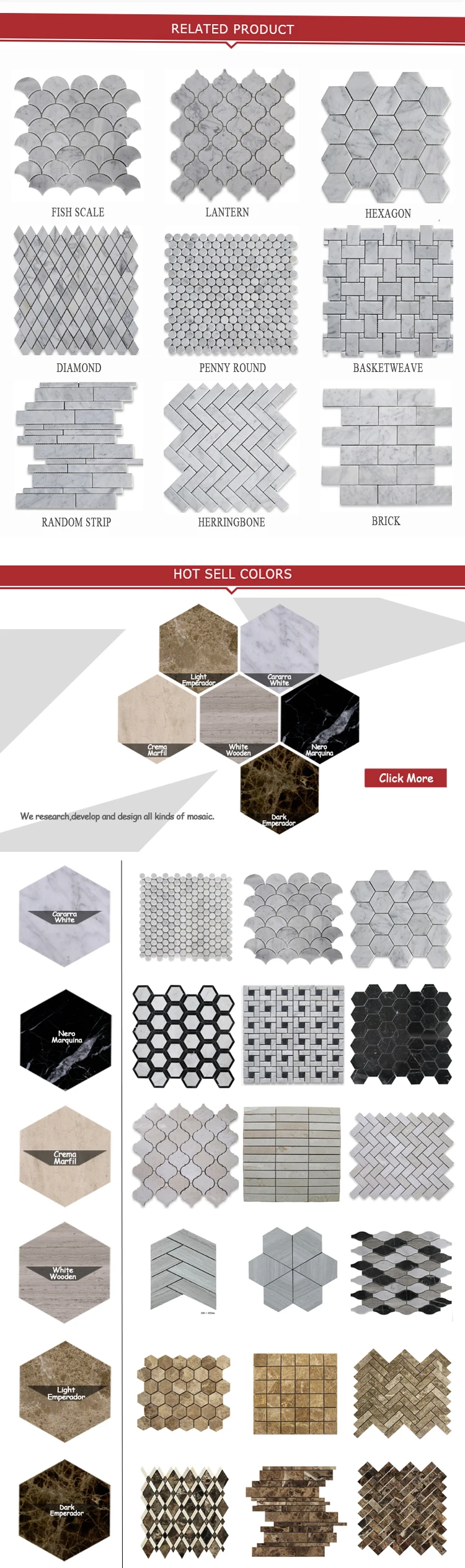 Bluestone Herringbone Floor Tile - Durable & Stylish