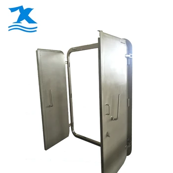 Double Leaf Boat Steel Gas Tight A60 Sliding Door Types Attic Fire Class B External Fire Exit On ...