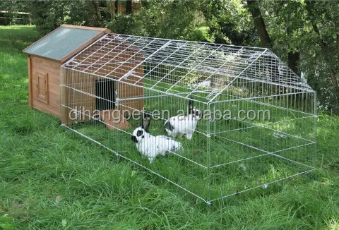 Folding Outdoor Rabbit Run Cage With Sunshade - Buy Rabbit Run,Rabbit ...