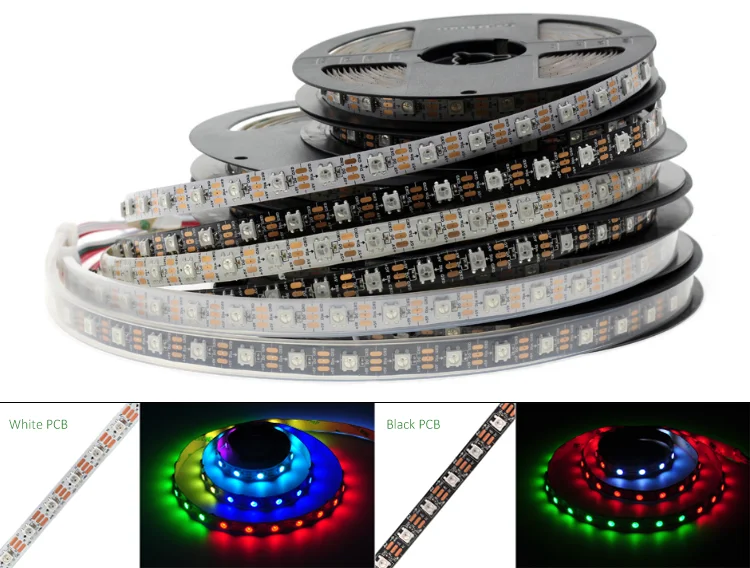 WS2812 WS2812B RGB Programmable Pixel LED Strip Light