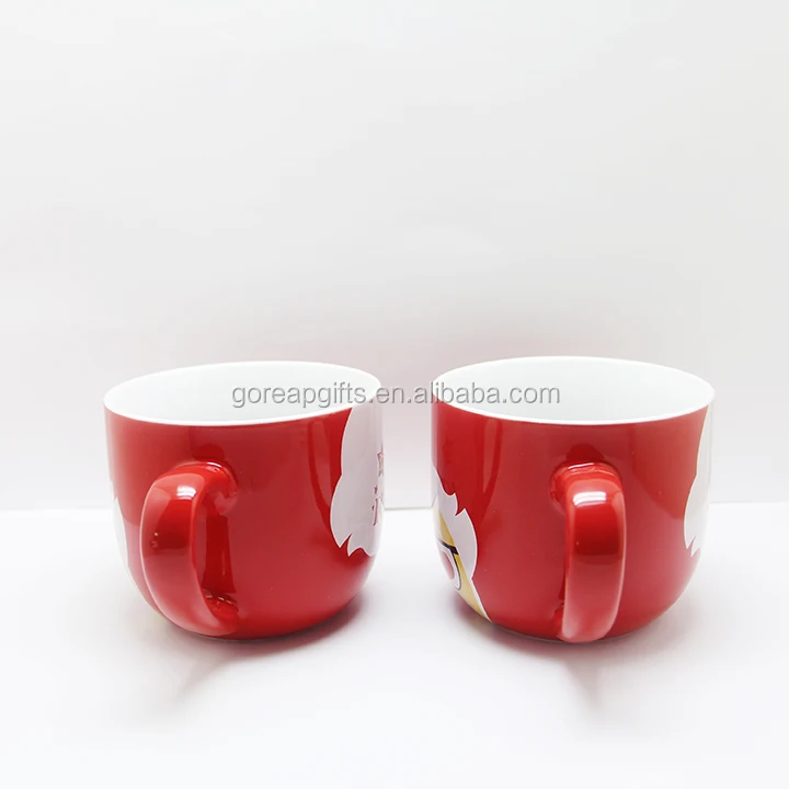 Promotion Gifts Logo Printed Red Coffee Mugs Custom Ceramic Coffee Mug ...