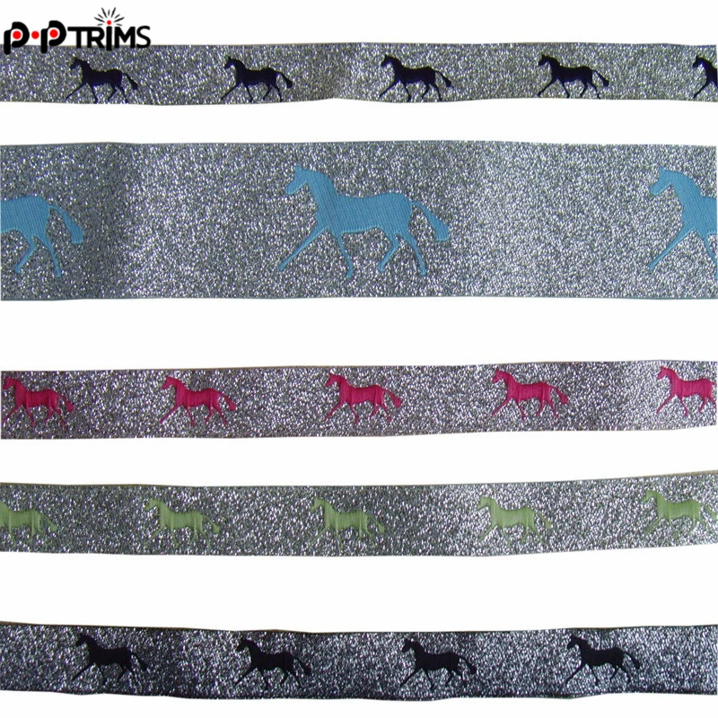 Metallic Riding Horse Ribbon - Buy Riding Horse Ribbon,Metallic Horse ...