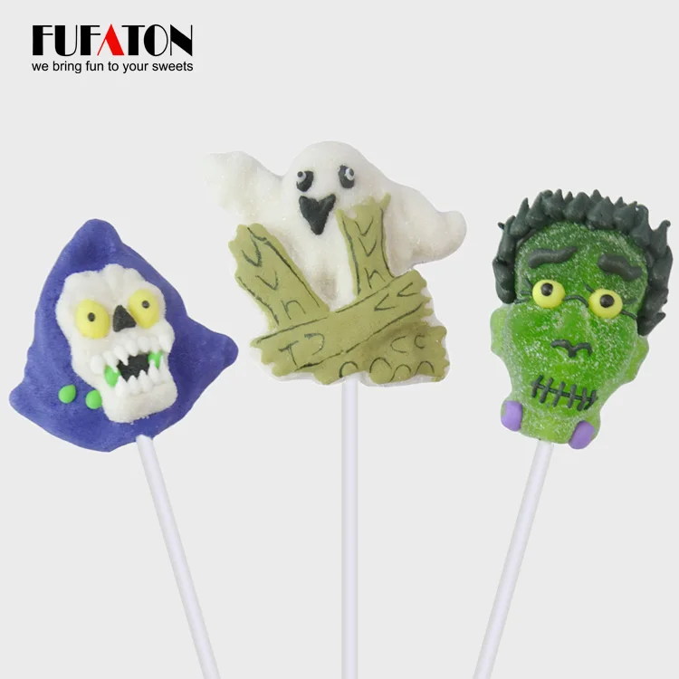 Fruit Flavored Skull Skeleton Lollipop Candy - Fufaton
