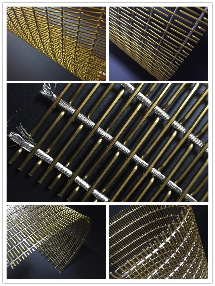 Stainless Steel Flexible Wire Mesh Netting Used For Parking Facades ...