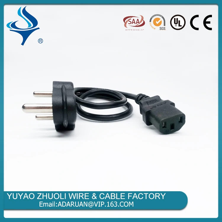 Saudi Arabia Standard Power Cord Electrical Plug - Buy Extension Cable ...