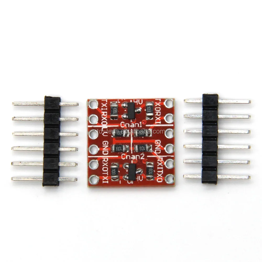 Taidacent 3.3V to 5V I2C 4 Channel Level Translator Module for Data ...