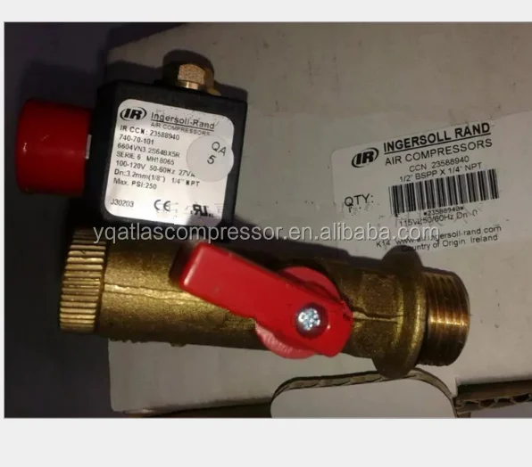 Ingersoll Rand Screw Air Compressor Drain Solenoid Valve