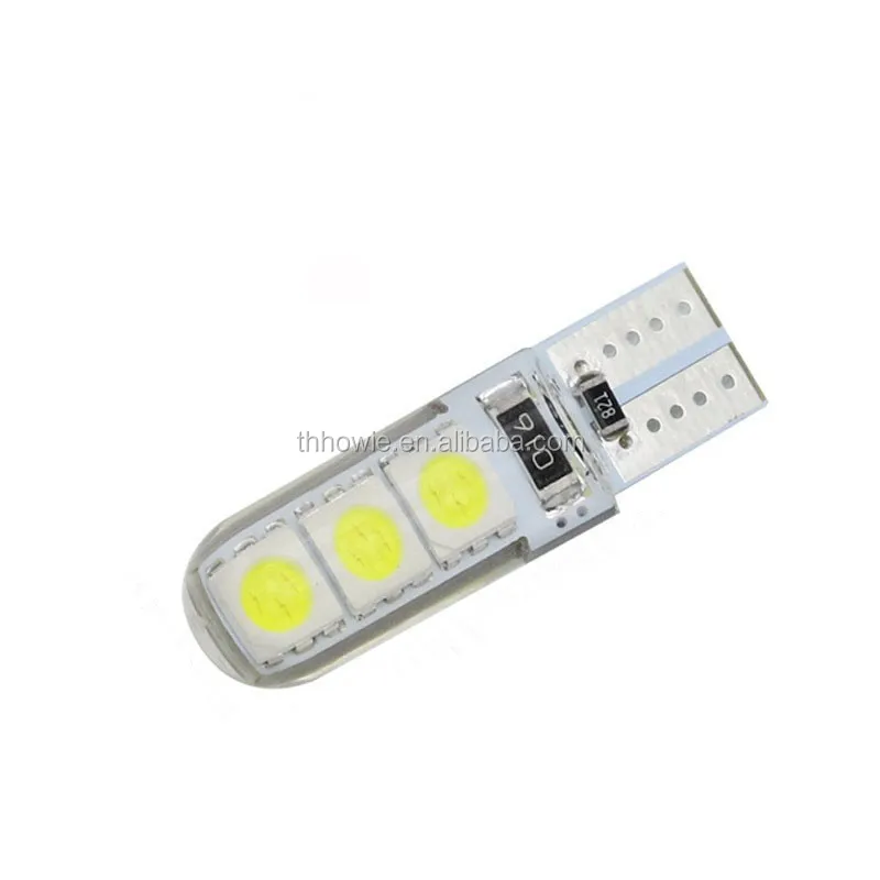 12 Volt Automotive Led Lights T10 Socket 194 W5w Canbus 6smd 5050 ...
