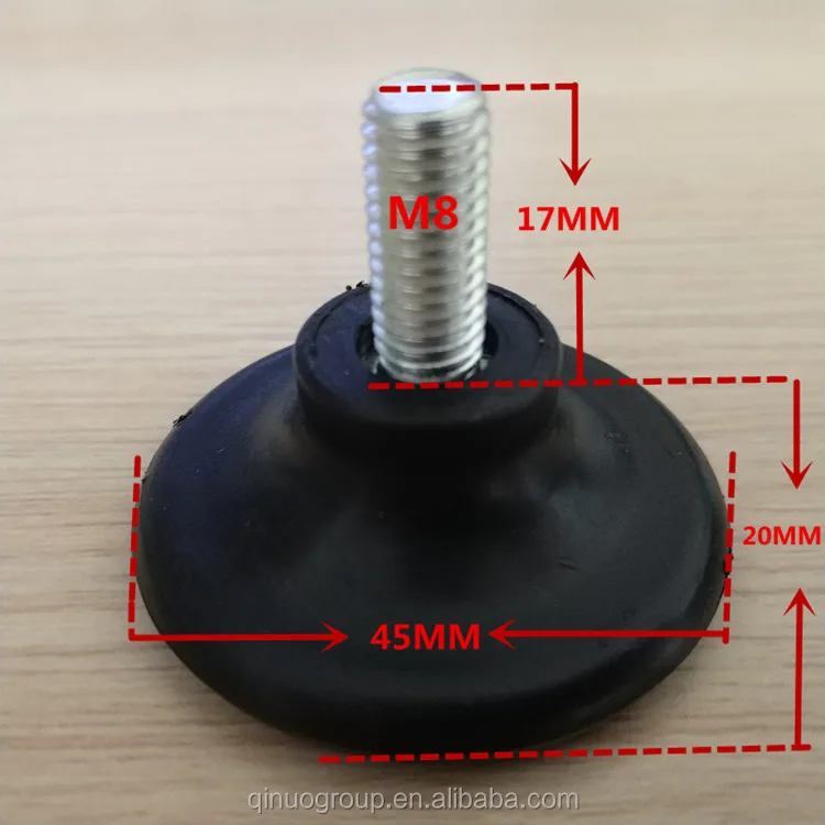 Metal Adjustable M6/m8/m10 Threaded Stem Furniture Table Desk Glide Leg ...