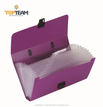 A4 Plastic File Folder With Fastener,Plastic File Folder With 12 ...