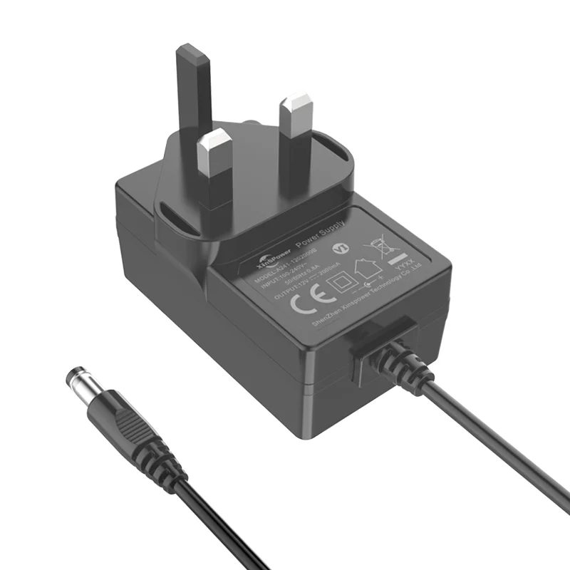Uk Type Bs1363 Plug 18w To 30w Wall Mountekc Kcc 12v 2a 24v 1.25a ...