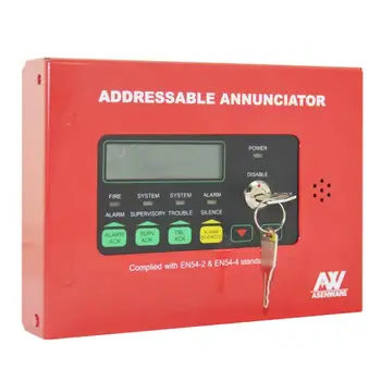 Addressable Fire Alarm Repeater Annunciator Panel With Rs485 Bus - Buy ...