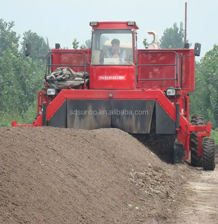 Self-propelled Full Hydraulic Compost Turner Machine Zf950 - Buy ...