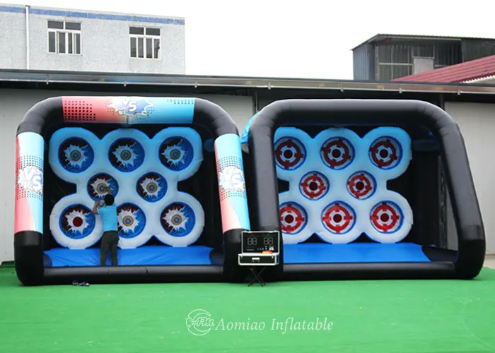 Interactive Shooting Games Inflatable Combi Sport Arena