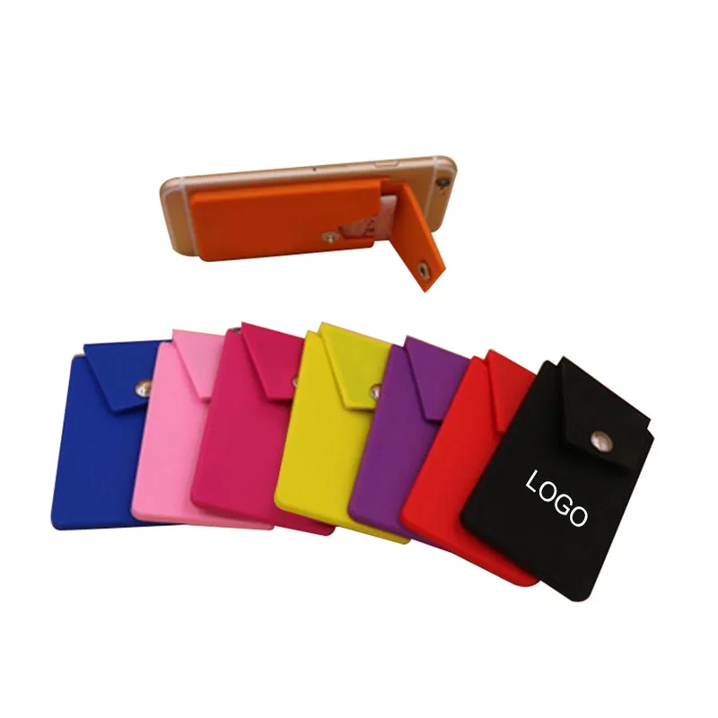 Cell Phone Pockets Silicone Card Pouch Low Price Wholesale Silicone ...