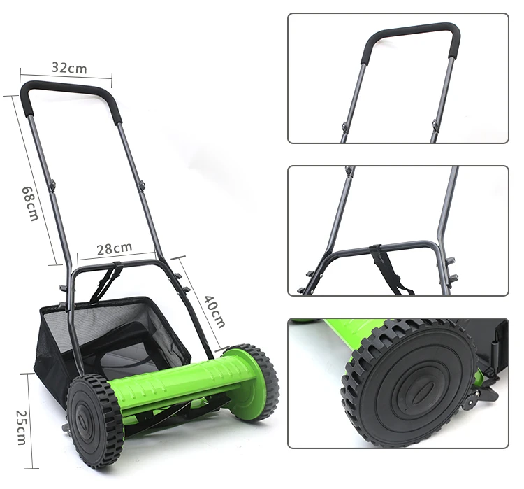 Garden Tools Leader 16in 2wheels Manual Lawn Mower