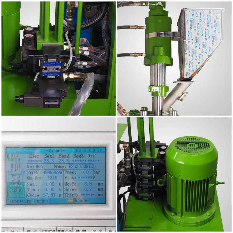 PVC Pellets 2 Pin AC Power Cord Molded Plug Making Machine Price